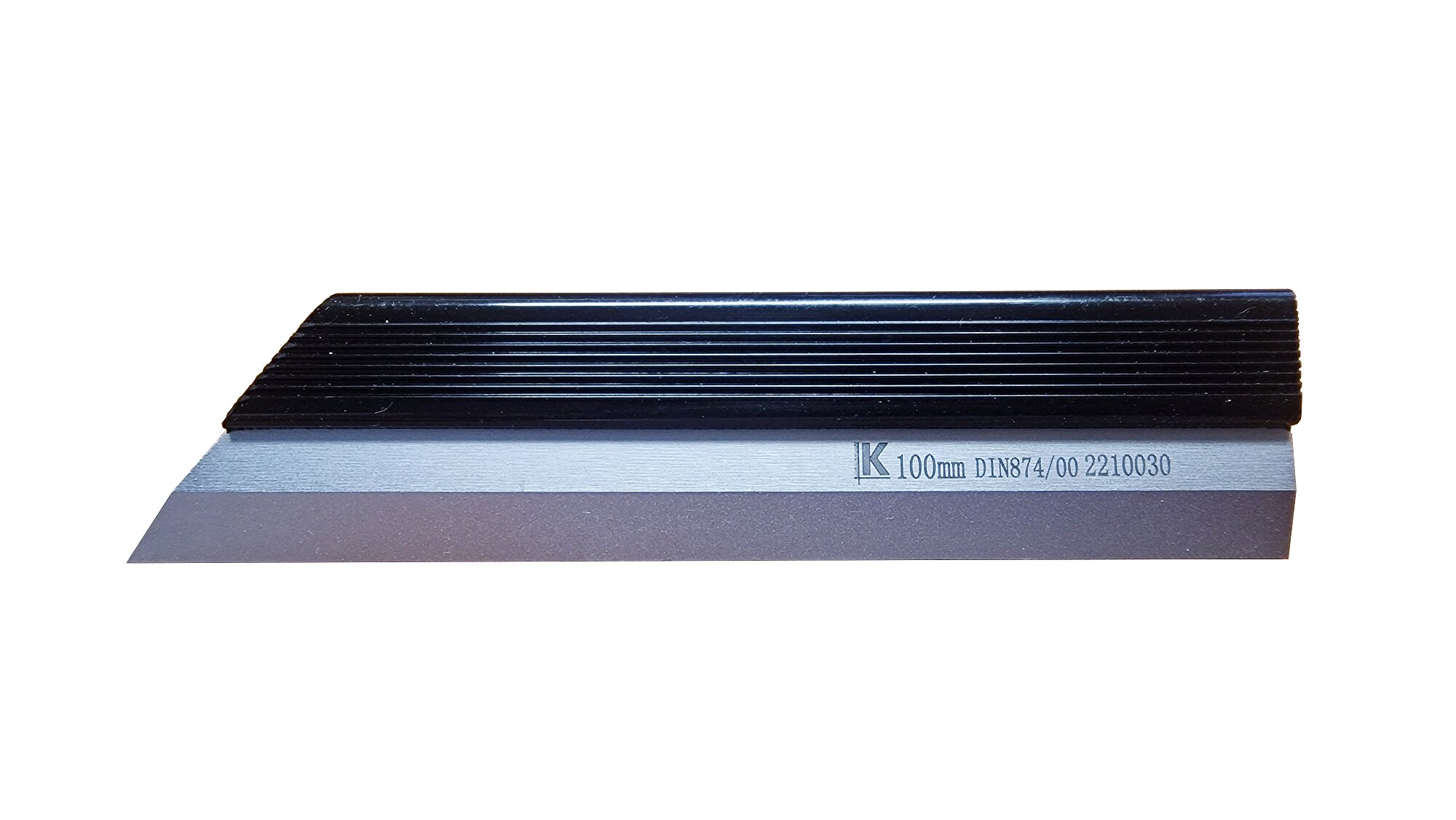 Precision knife straight edge, 400mm INOX, DIN 874, 00. class | KMITEX