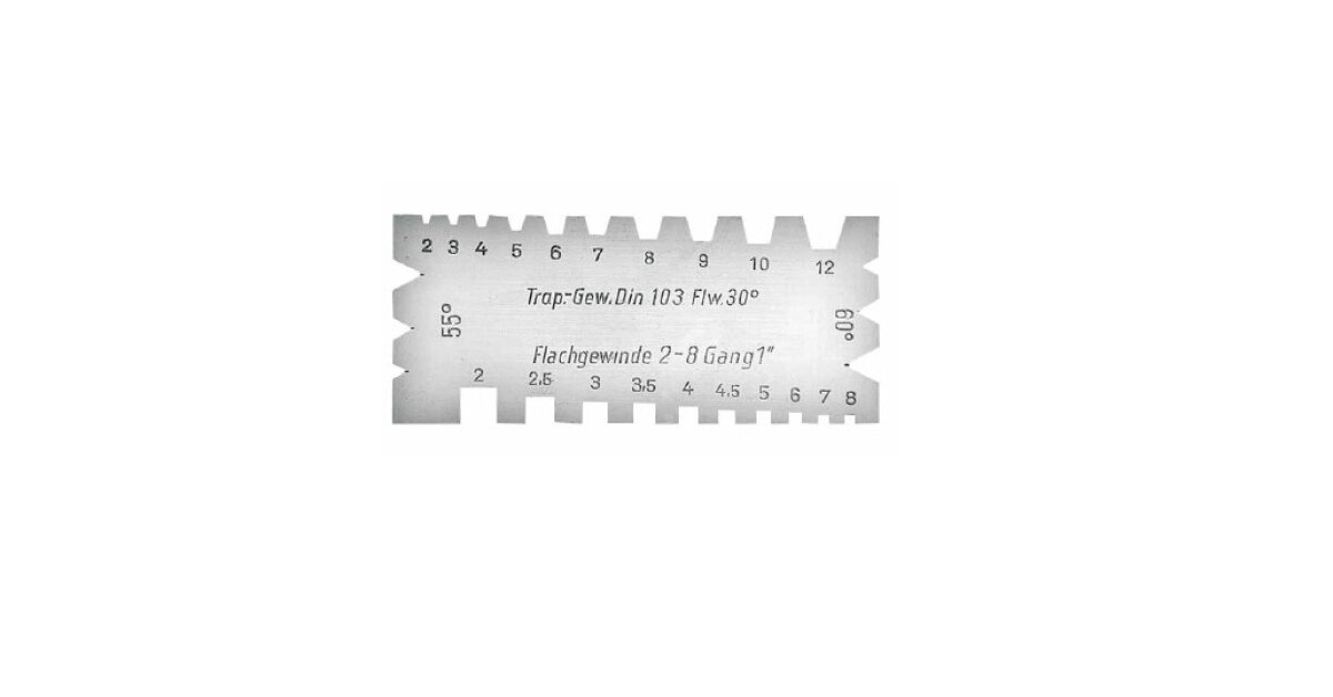 Trapez- und Flachgewinde-Lehren | KMITEX